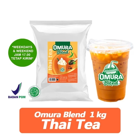 Thai Tea Flavor Sticky Milk Drink Powder 1 Kg Omura Blend EXP 2027 ...