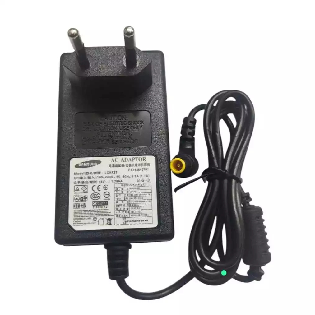 SAMSUNG LCD LED TV MONITOR Samsung 14V 1.79A monitor adapter | Shopee ...