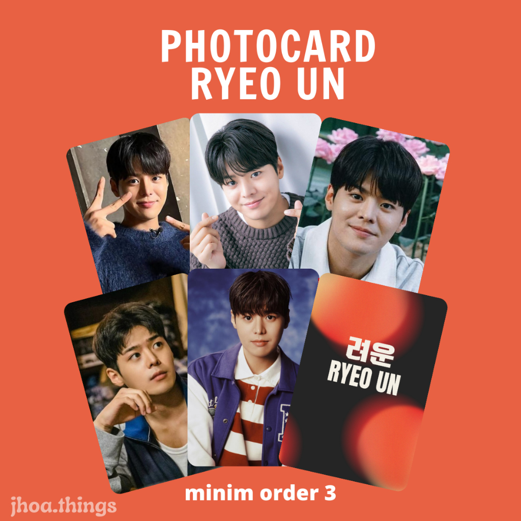 [UNOFFICIAL] PHOTOCARD RYEO UN RYEOUN ACTOR KOREA KDRAMA DRAKOR ...