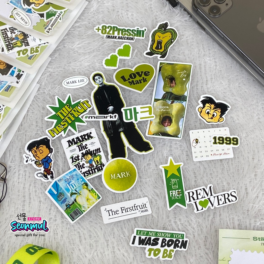 STICKER MARK NCT 1999 'THE FIRSTFRUIT' / KPOP STICKERS / Die Cut ...