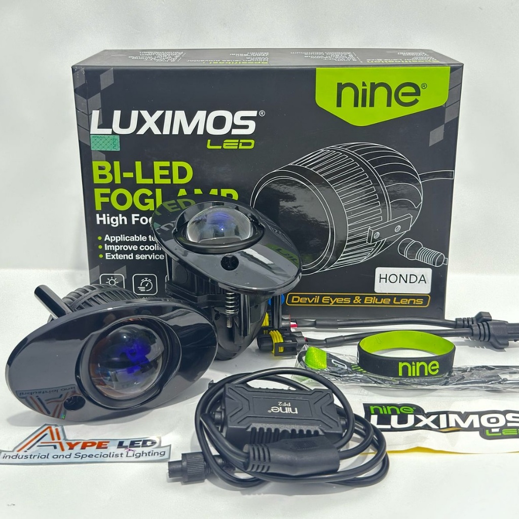 Foglamp Biled Honda Oval 2 inch Bluelens 80 Watt PF2 Nine Luximos 3 ...