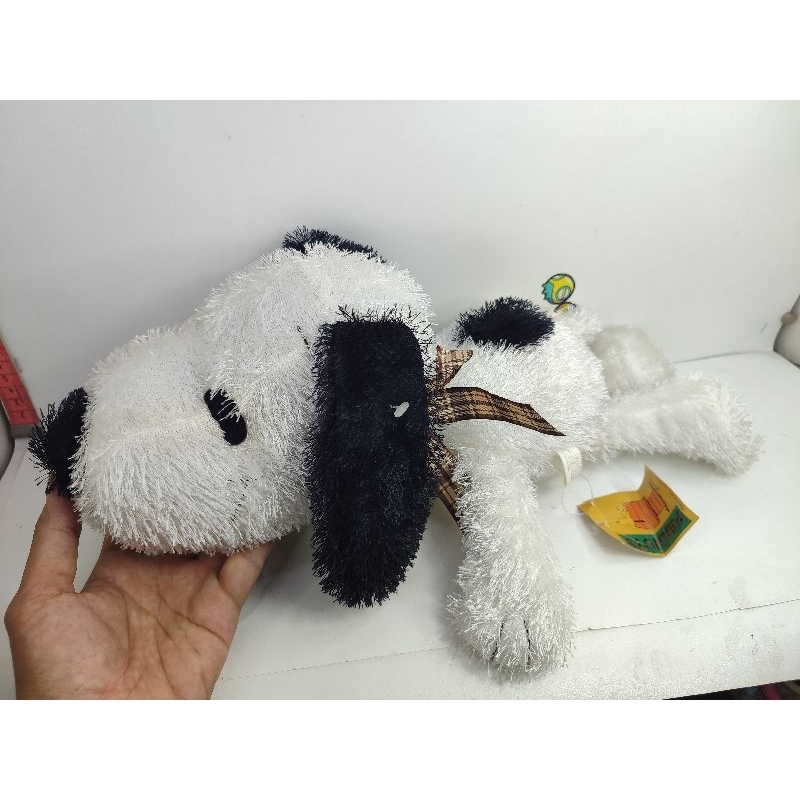 Original Snoopy Peanuts doll with long fur, faded brand | Shopee Malaysia