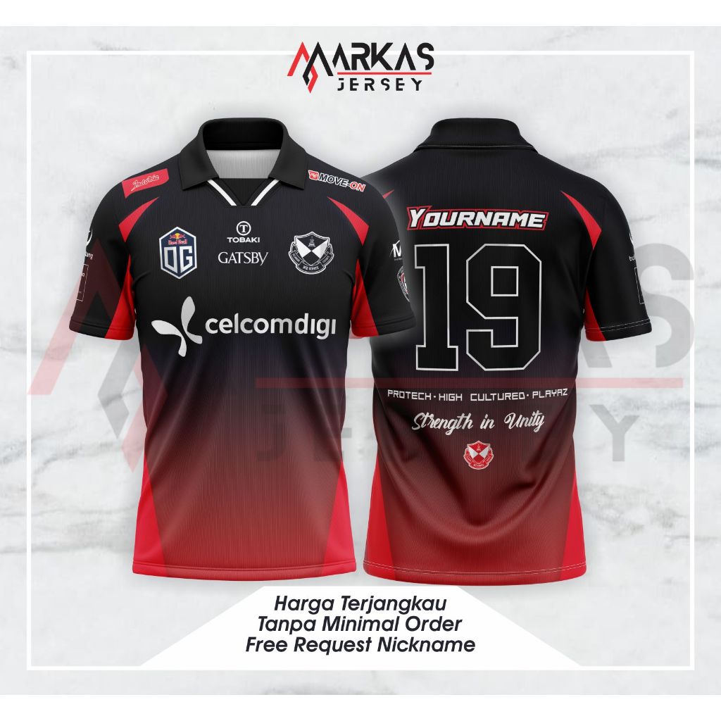JERSEY T-SHIRT SRG ESPORTS SELANGOR RED GIANTS ESPORTS MALAYSIA NEW ...