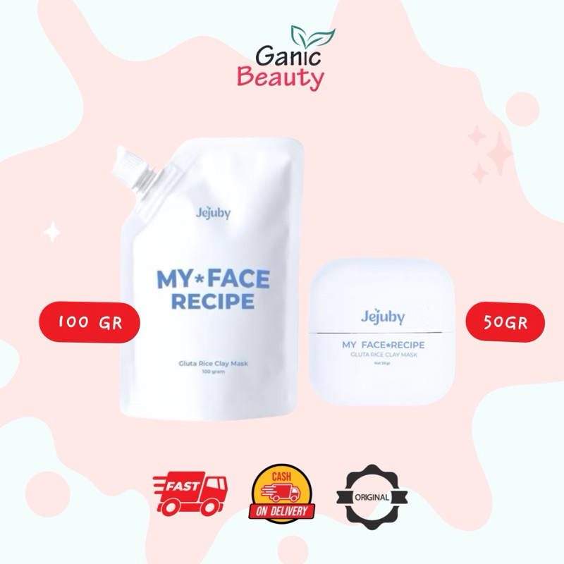 Jejuby Gluta Rice Face Clay Mask Brightens Dull Skin | Shopee Malaysia