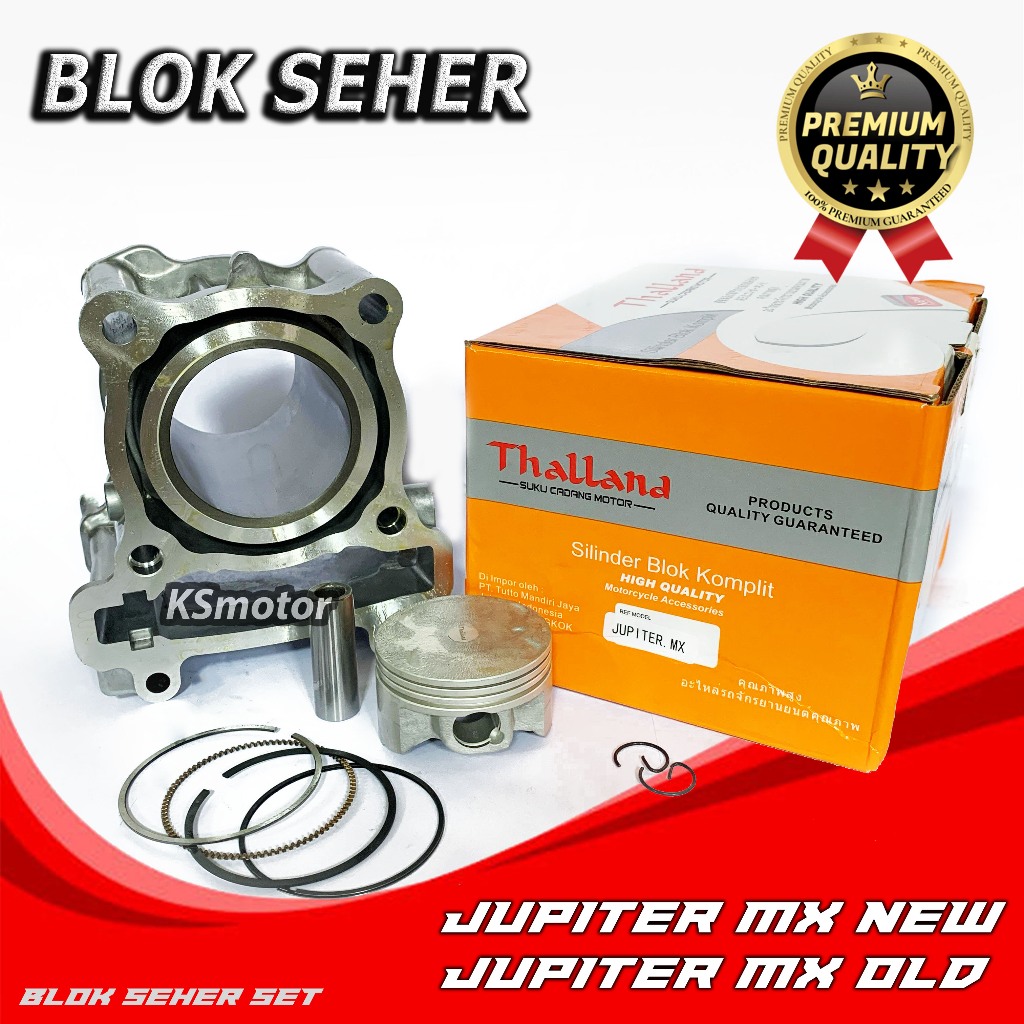 Boring Cylinder Block Set Jupiter MX 135 Complete Piston Block Set ...