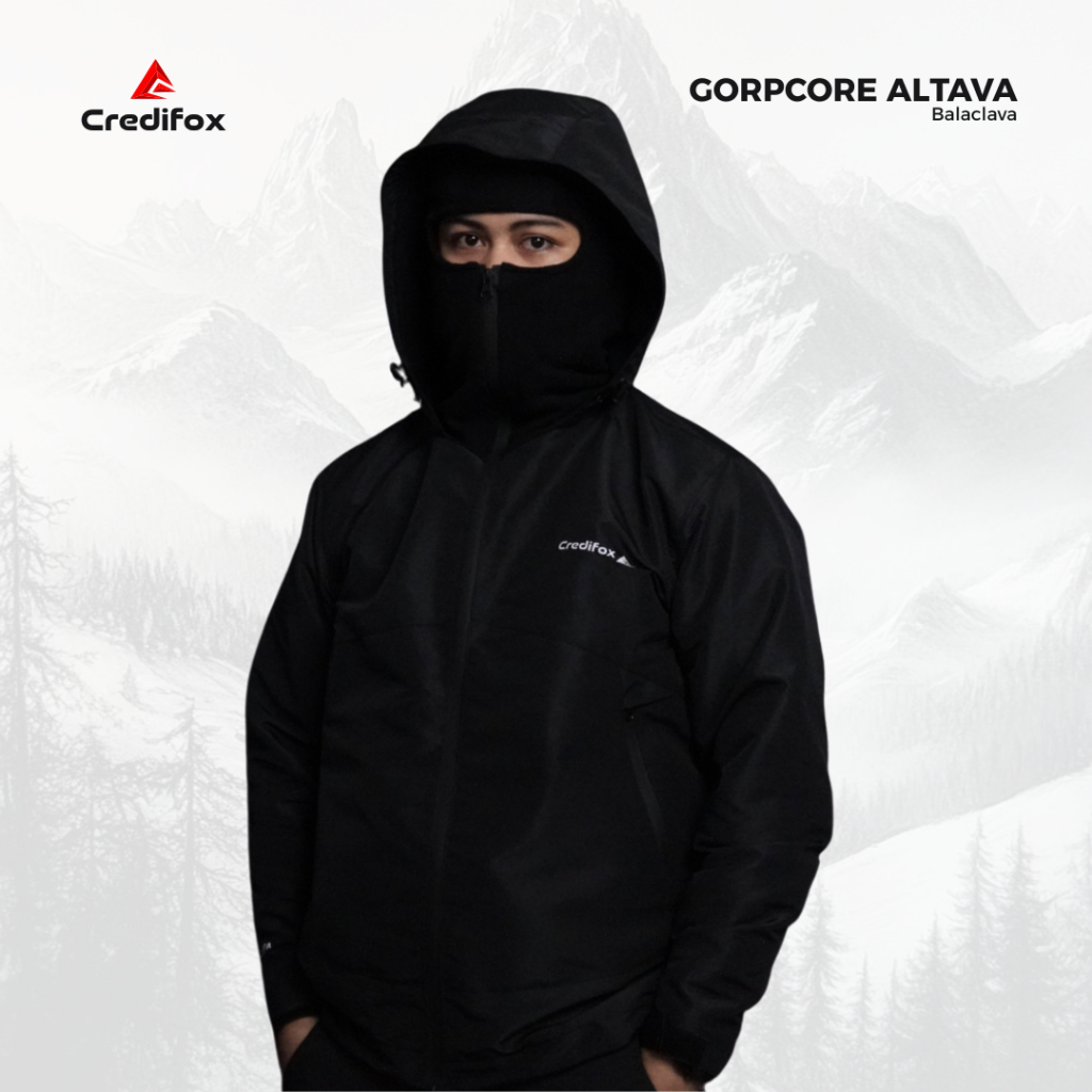 CREDIFOX ALTAVA Series Gorpcore Balaclava Mountain Jacket - Waterproof ...