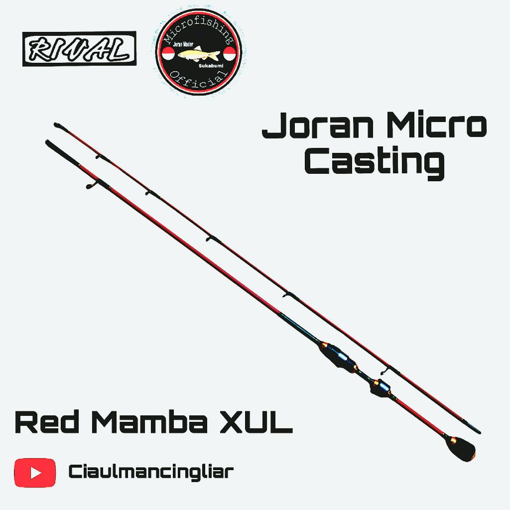 Red Mamba XUL Custom Micro Casting Fishing Rod | Shopee Malaysia