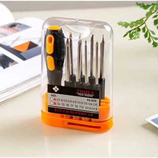 MULTIPURPOSE SCREWDRIVER SET 8 IN 1 SCREWDRIVER PLUS MINUS OVAL MULTI ...