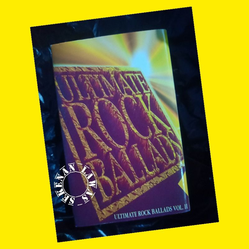 Ultimate Rock Ballads Cassette Vol. II / Cover Slightly Torn Check Photo/ Skid Row, Mr Big ...