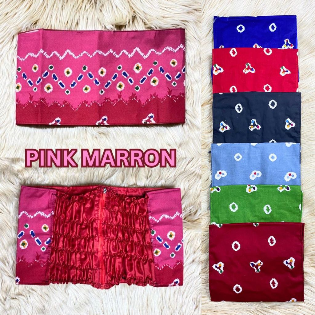 Obi Instant Kebaya Modern Jumputan Motif/Angkin Jumputan Ready to Wear ...