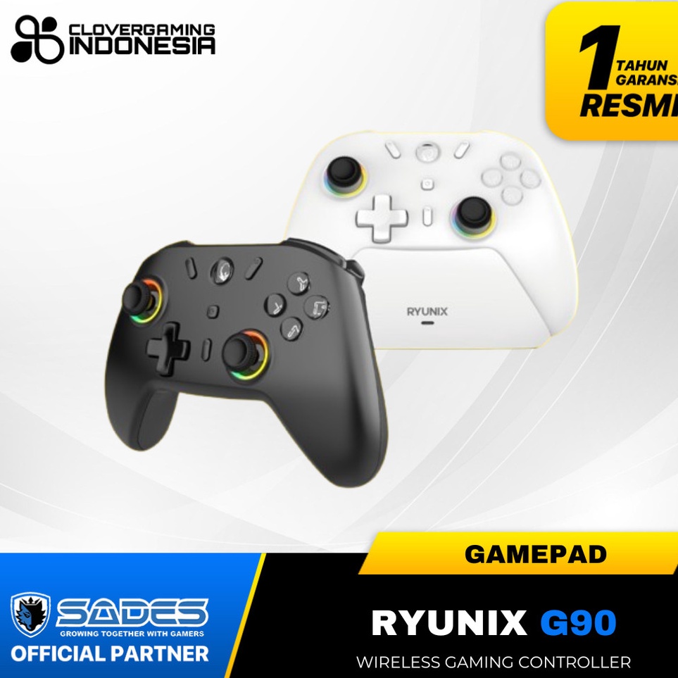 CODE L2B Sades Ryunix G9 G9 WIreless Gamepad Hall Effect Tri Mode Connection G 9 Joystick ...