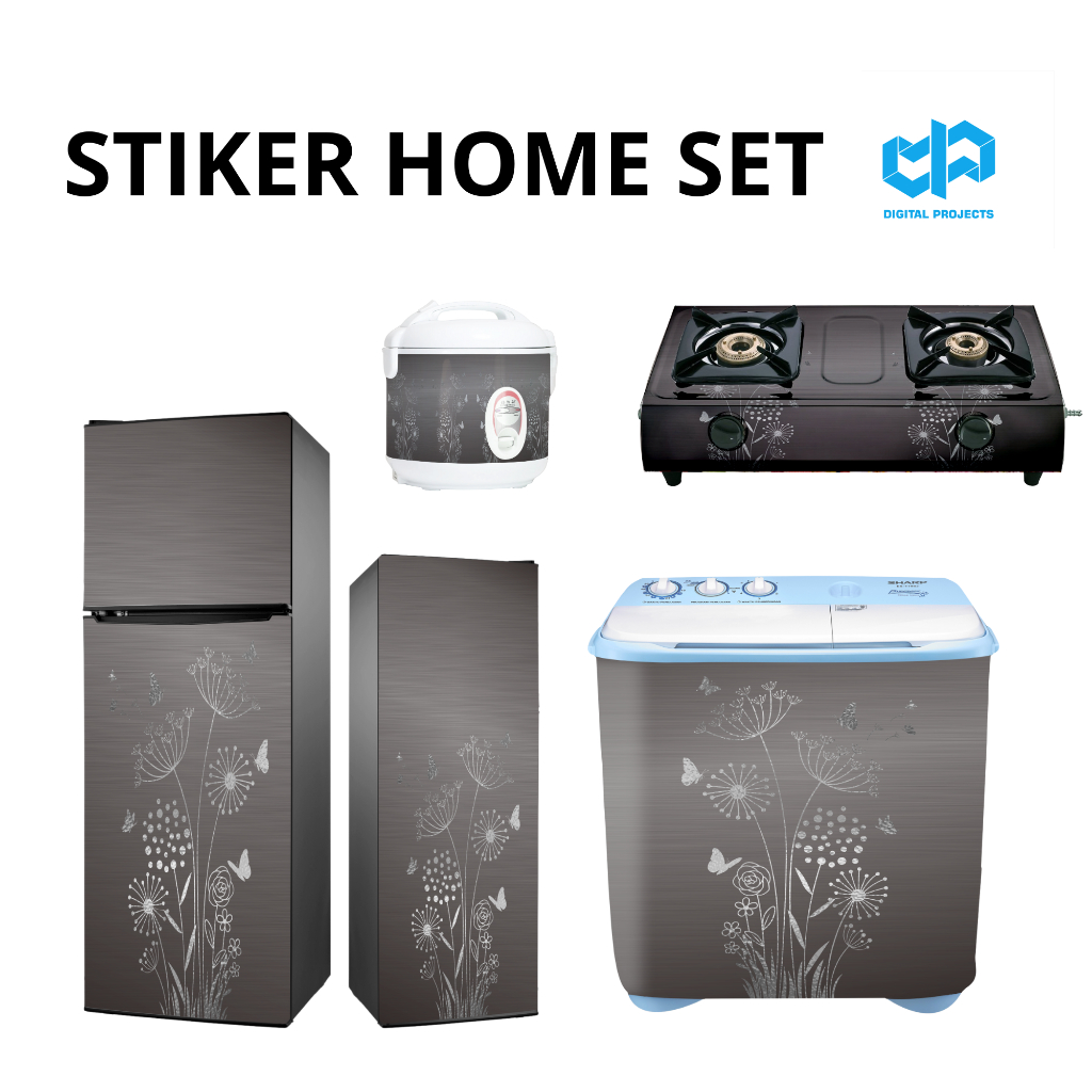 MESIN Sticker Home Set Premium Stickers One Theme Sticker for ...