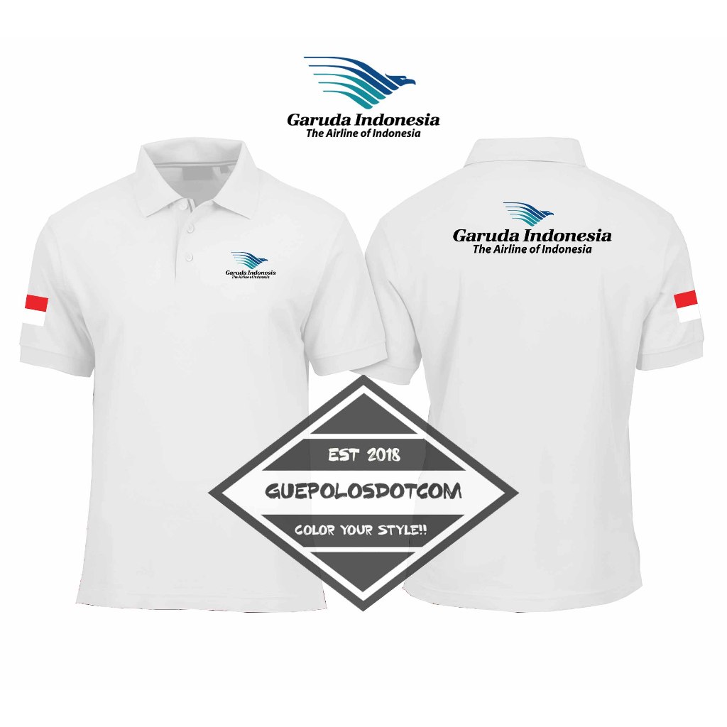 POLOSHIRT WITH GARUDA INDONESIA COLLAR The Airline of INDONESIA ...