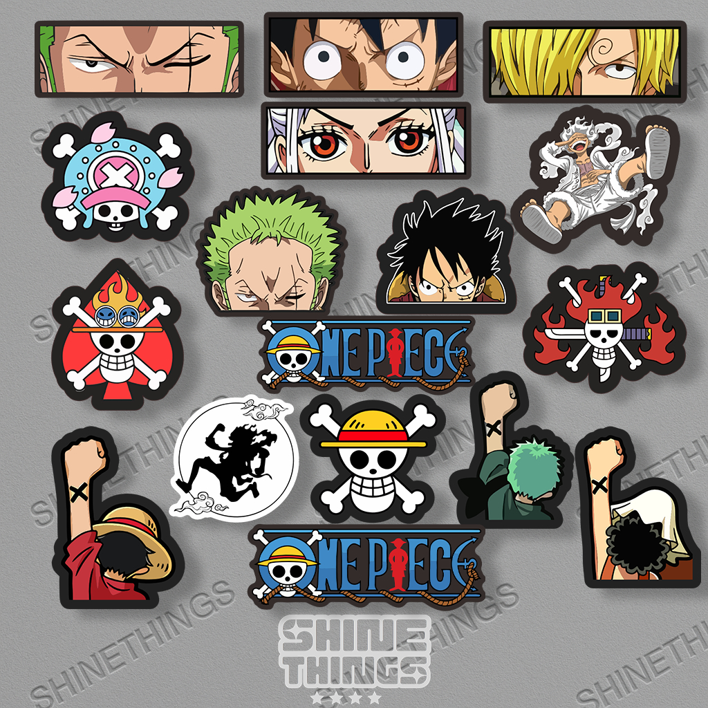 One Piece Sticker || One Piece Zoro Luffy Nami aesthetic anime Sticker ...