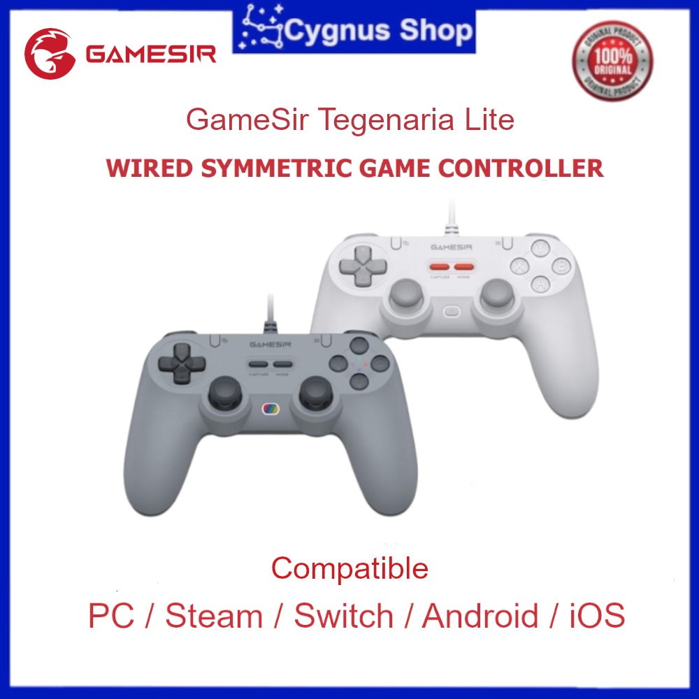 GameSir T3 Lite Tegenaria Lite Wired Gamepad Controller Stick Multi ...