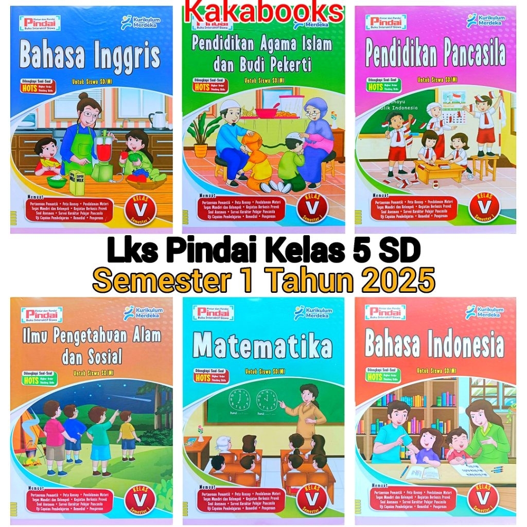 SCAN LKS SD/MI Class 5 Independent Curriculum (latest 2025 printing ...