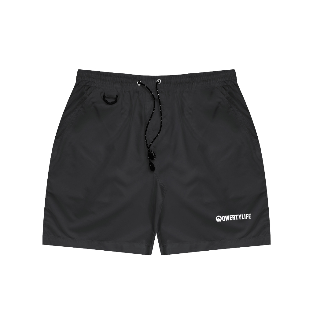Qwertylife - Unisex Bacis Boardshorts - Black Boardshort Men | Shopee ...