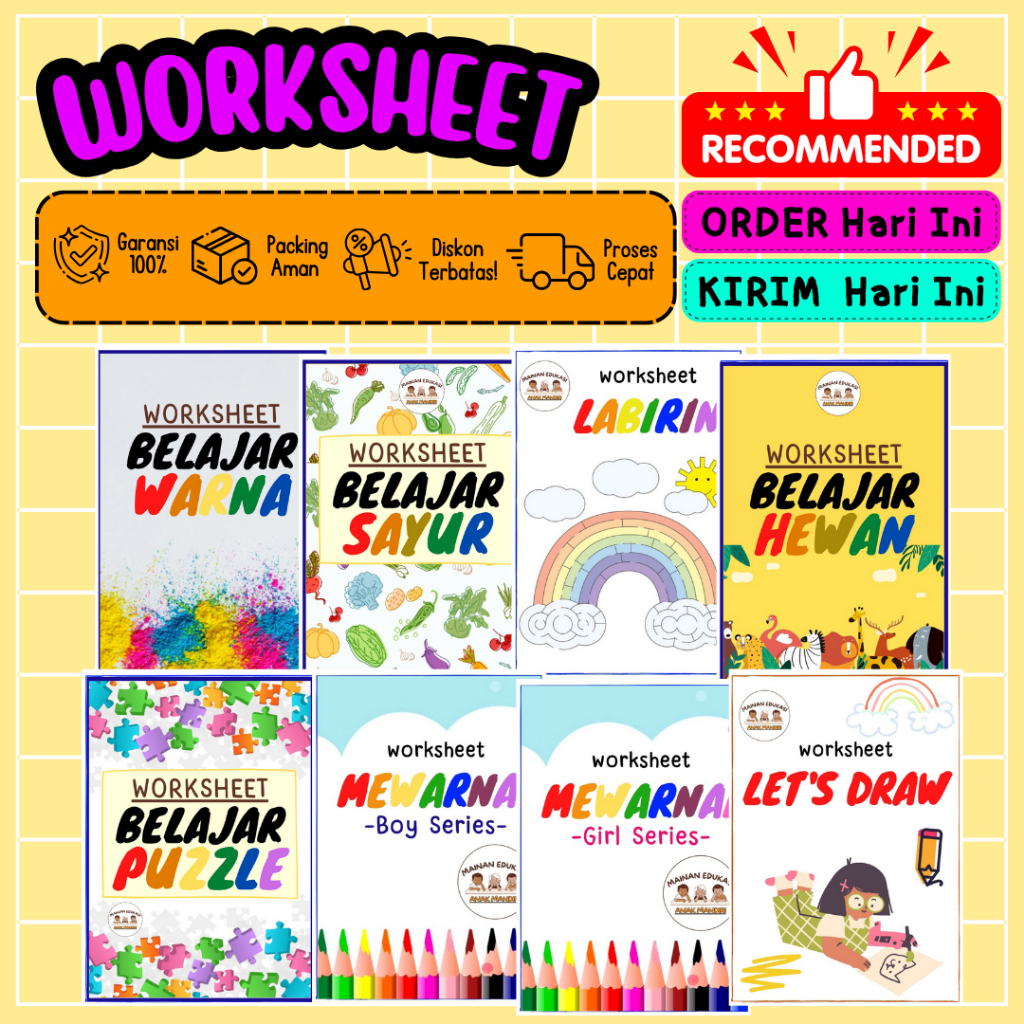 MATHEMATICS NUMBERS WORKSHEET Learning to Count CHILDREN'S WORKSHEET 2 ...