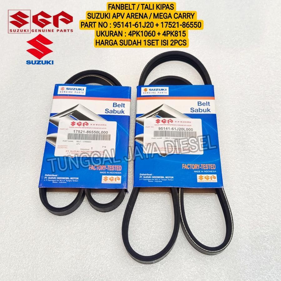 FANBELT VANBELT V-BELT SUZUKI APV ARENA MEGA CARRY FAN BELT 4PK815 ...