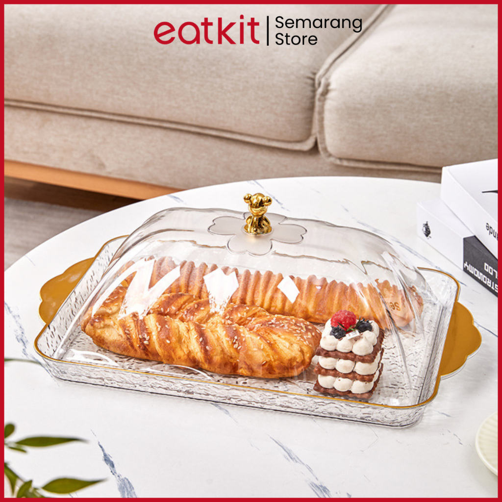 Eatkit Set of Serving Trays and Lids Luxury Gold Bread Aesthetic Food ...
