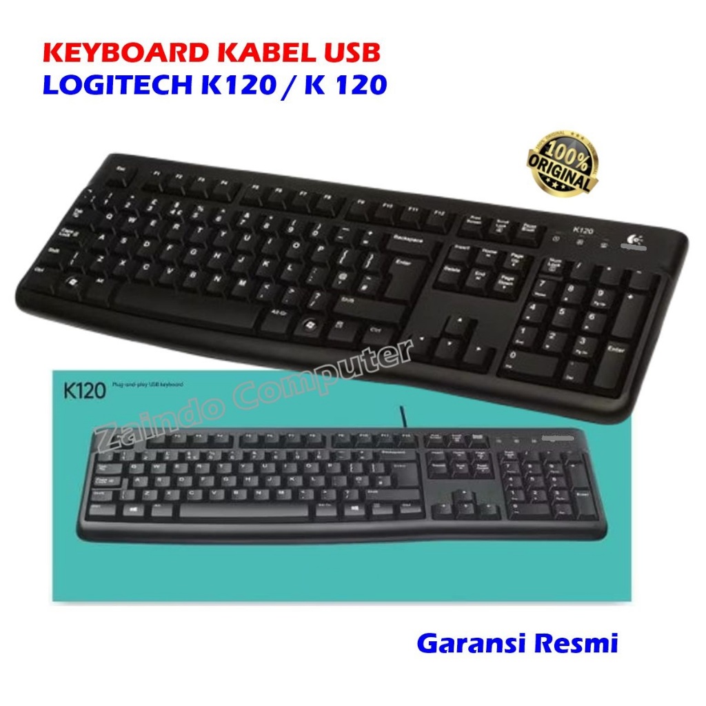 LOGITECH K120 USB CABLE KEYBOARD - LOGITECH K120 / MK 120 LOGITECH MK120 KEYBOARD OFFICIAL ...