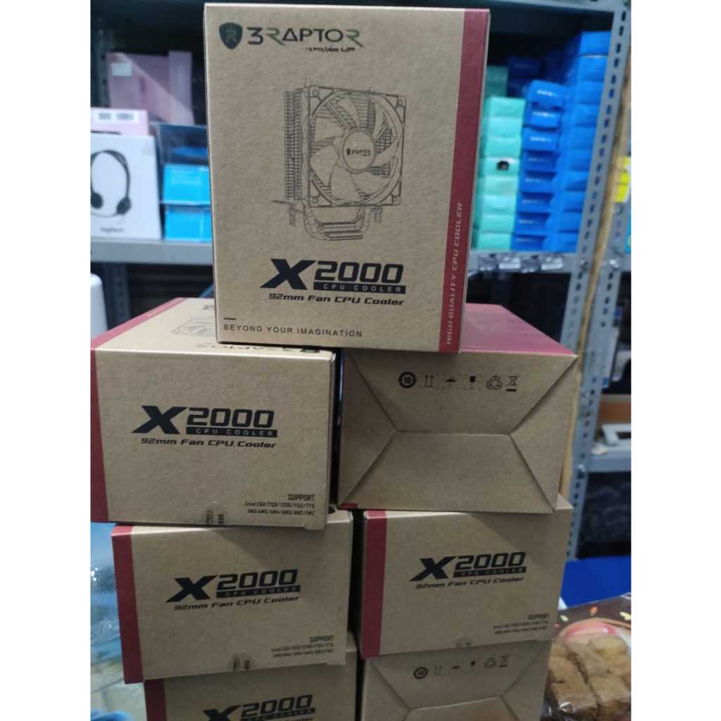 CPU COOLER RAPTOR X2000 RGB CPU COOLER SUPPORT INTEL & AMD, RAPTOR ...