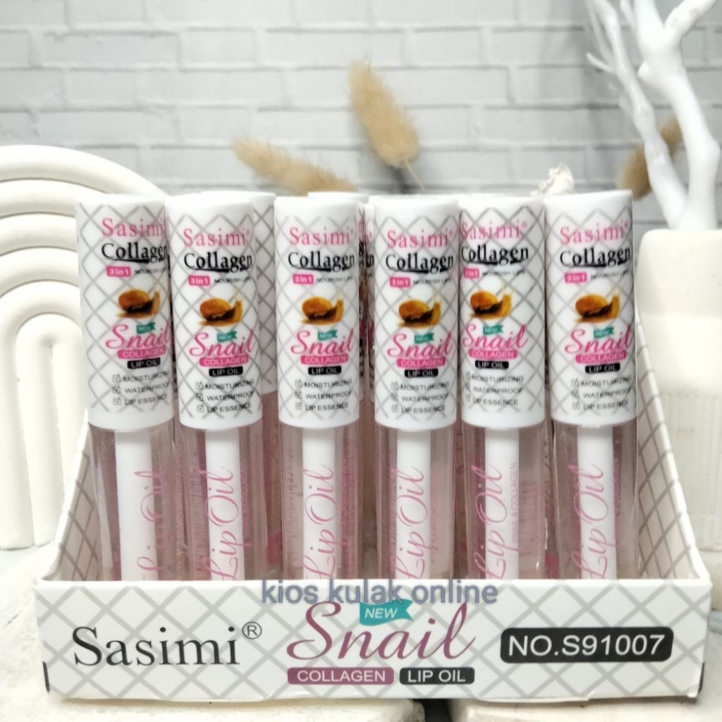 Lip Oil Sasimi Collagen Snail / Lip Oil magic Unicorn S91007 | Shopee ...