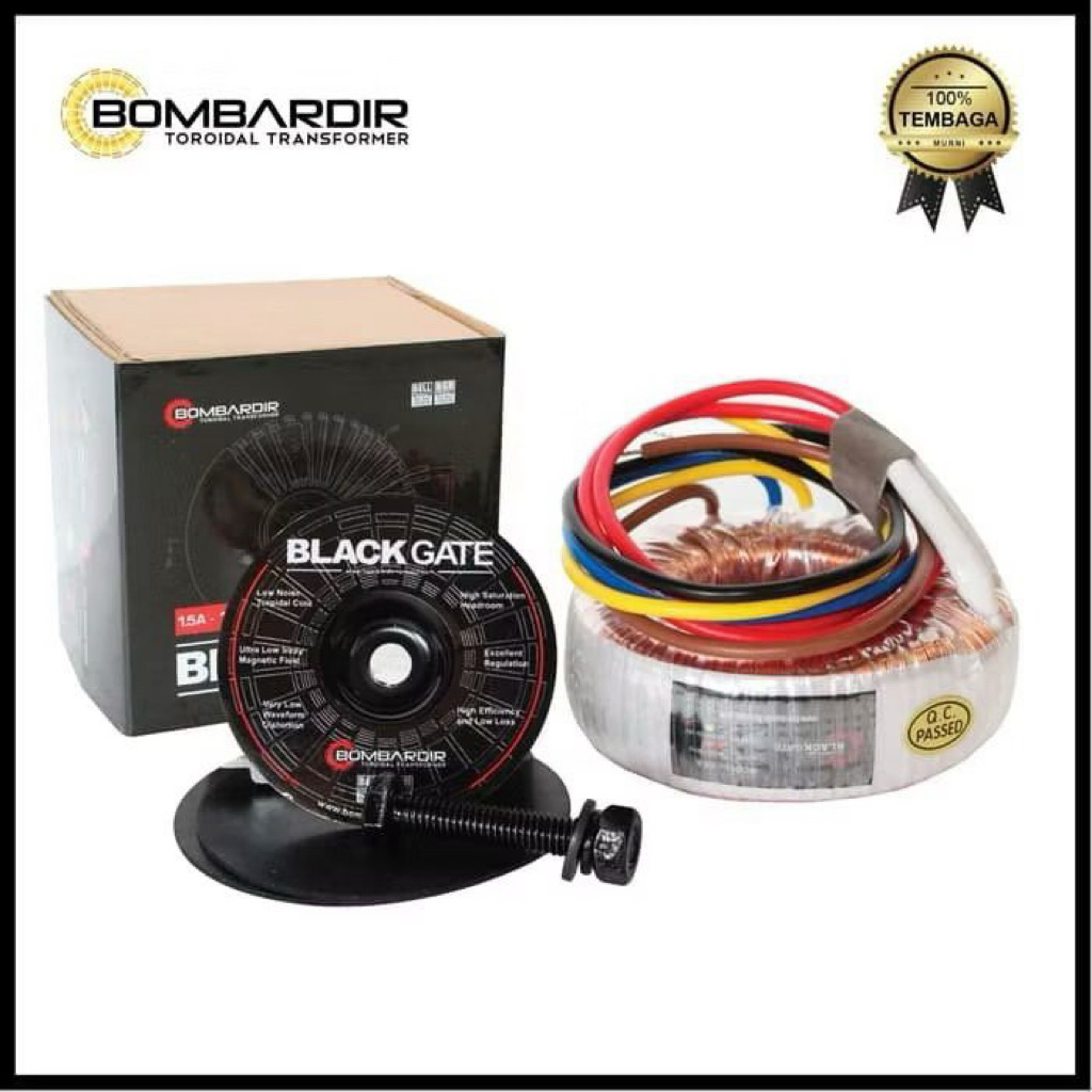 BLACKGATE Toroid Transformer 1,5A 18V NON CT Toroidal Transformer 1.5 A ...
