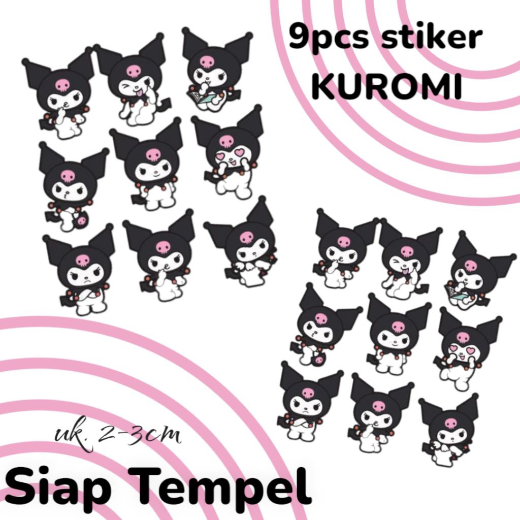 KUROMI - Paper Stickers Computer Books Laptop Diary Accessories Toys ...