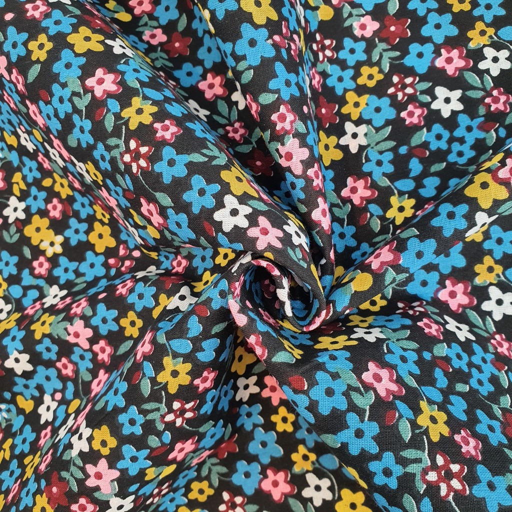 Cotton Motif Floral Black (Pronto Moda) | Shopee Malaysia
