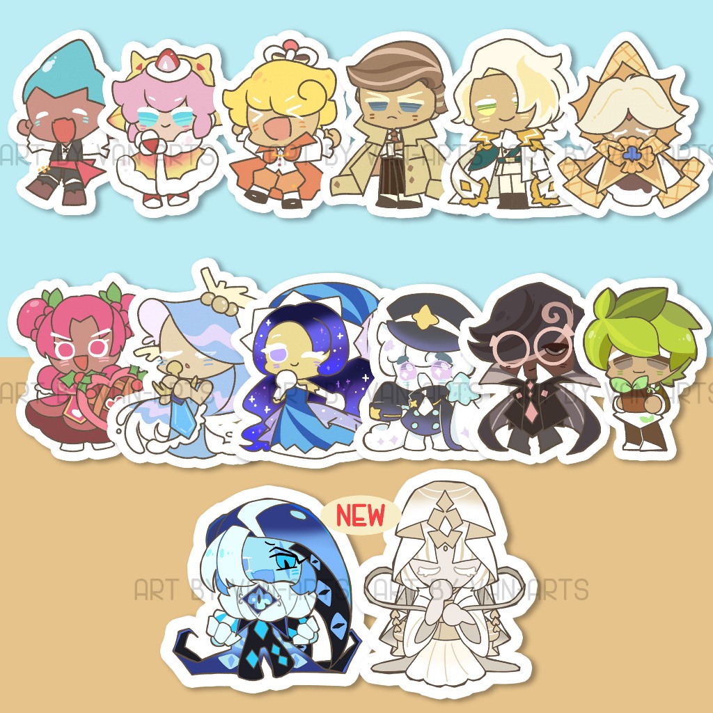 Cookie Run Kingdom | CRK character stickers | Shopee Malaysia