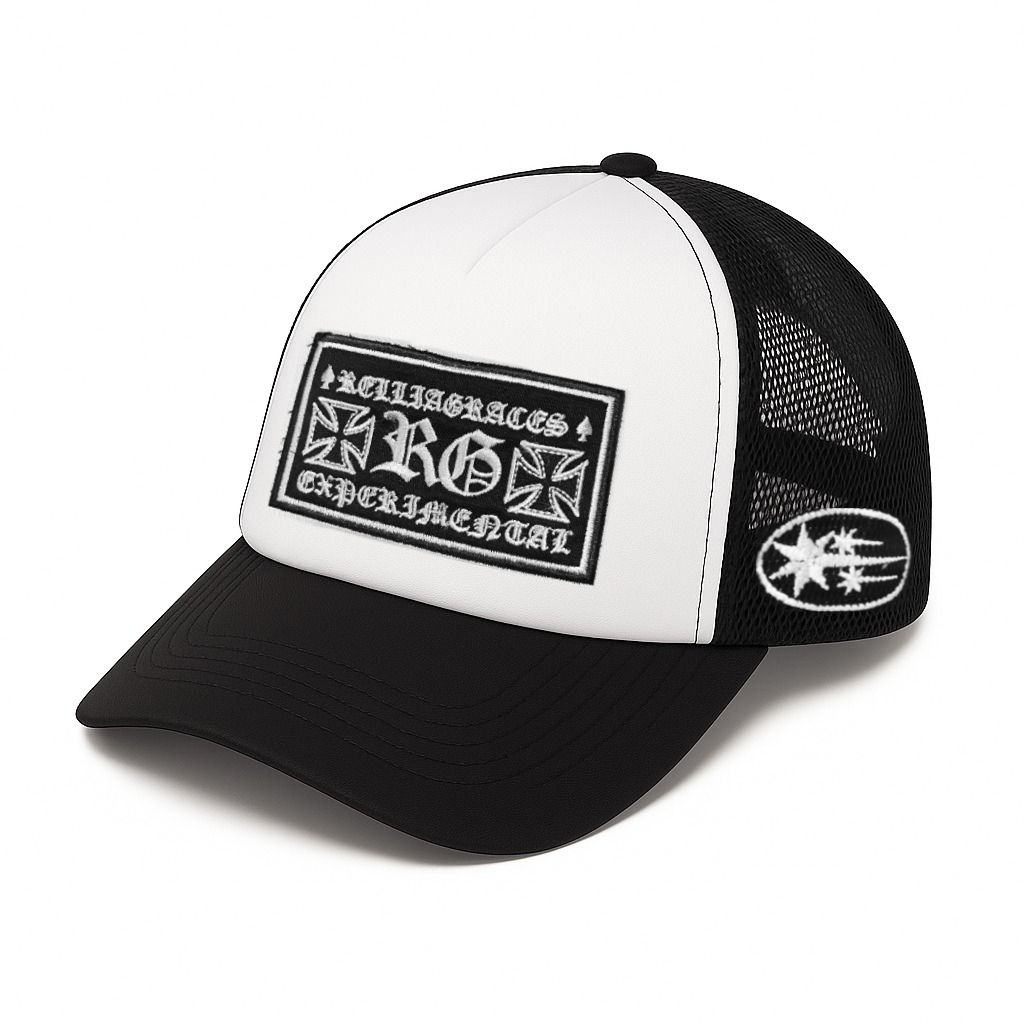 TRUCKER RELLIAGRACES - JACK WHITE || LOGO EMBROIDERY || VINTAGE NET HAT ...