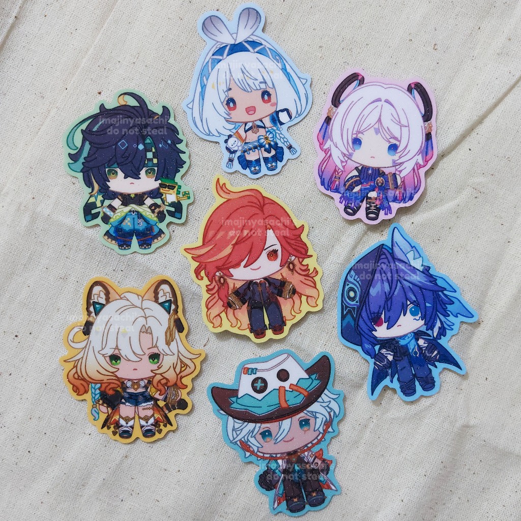 [ imaginyasachi ] Genshin Impact Natlan Glitter Sticker | Shopee Malaysia