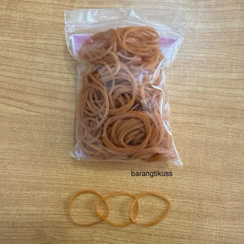 Medium YELLOW Vegetable Rubber Bands 100Gr Per Pack | Shopee Malaysia