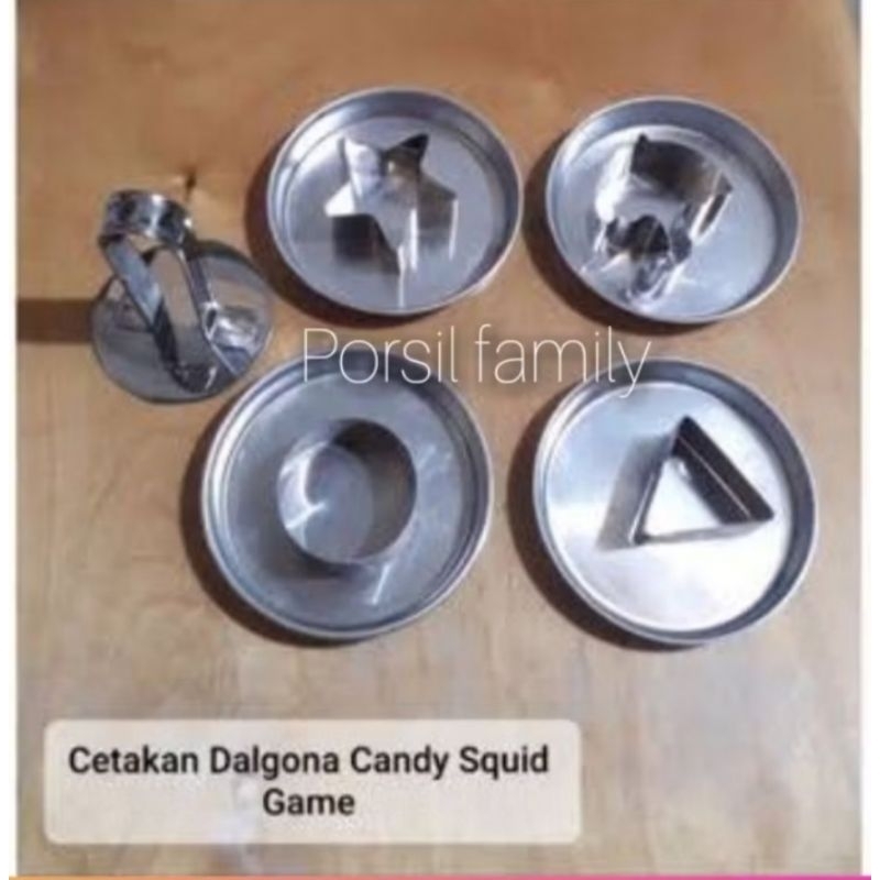 1 Complete Set Dalgona Candy Squid game Style Mold / BTS Mold / Ring Cutter Cookies / Dalgona ...