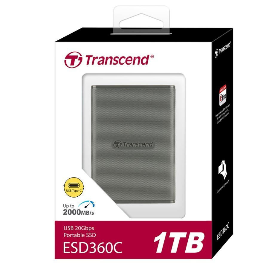 Transcend ESD360C External SSD USB Port Type-C - 1TB / 2TB | Shopee ...