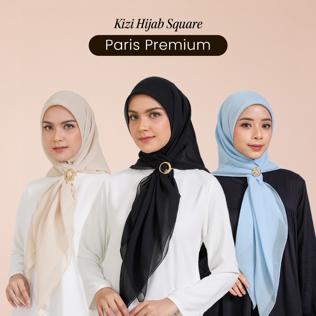 Zm Zaskia Mecca - Kizi New Color Hijab Paris Premium - Water Splash ...