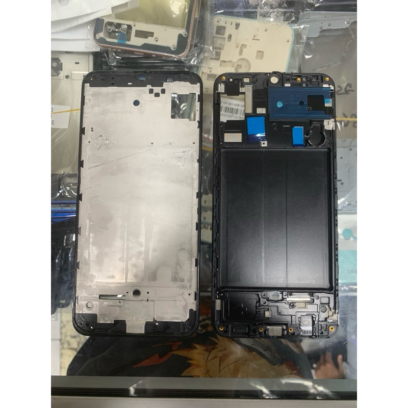 Lcd FRAME / BEZEL / CENTRAL BONE ORIGINAL SAMSUNG A50 LCD STAND ...