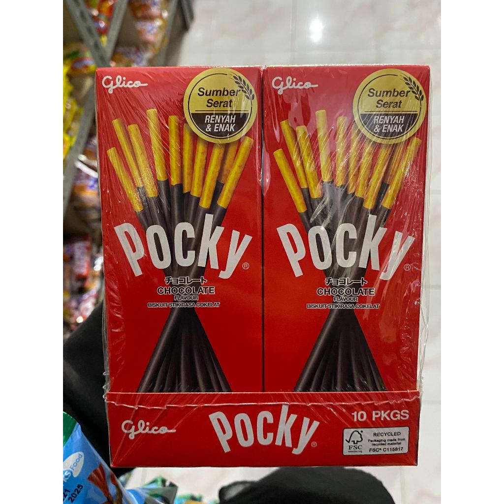 Pocky MINI 22gr Chocolate flavor contains 10 Pcs GLICO PEEJOY MINI ...