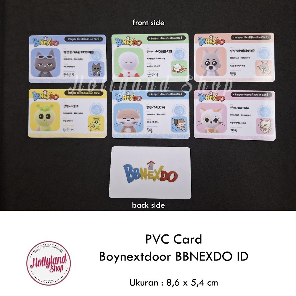 Boynextdoor BBnexdo unofficial PVC ID Card | Shopee Malaysia