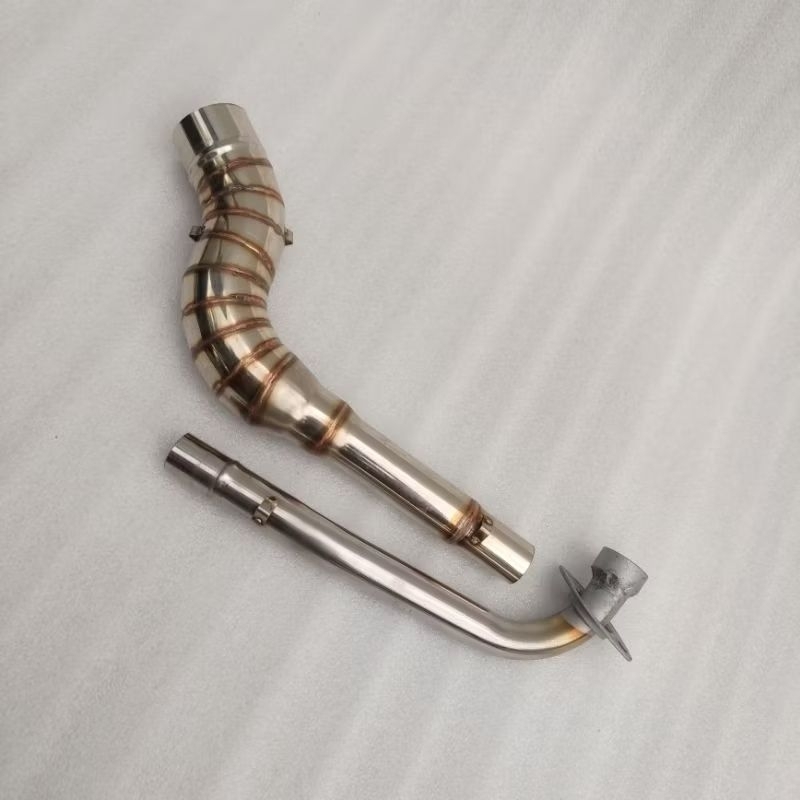 Stainless big elbow for xrm 110 125 wave 100 110 125 smash 110 115 ...
