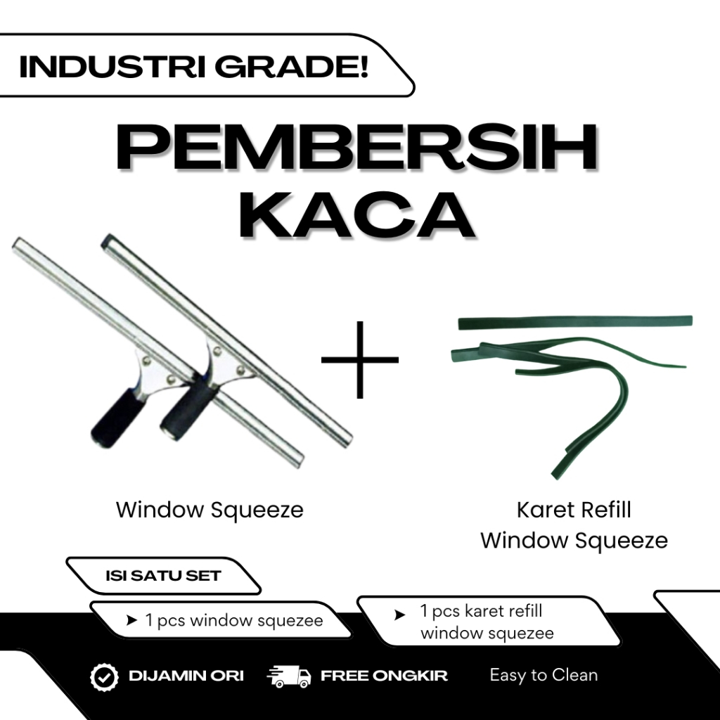 Window squeeze Wiper stick glass squeeze & rubber Refill window squeeze ...