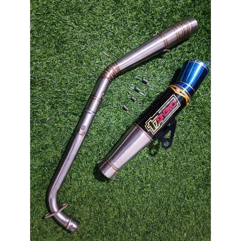 Daeng sai4 Pipe canister conical open specs exhaust Pipe for Wave 125 ...