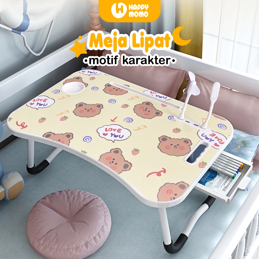 Happy MOMO School Folding Table Light Study Table Character study table ...