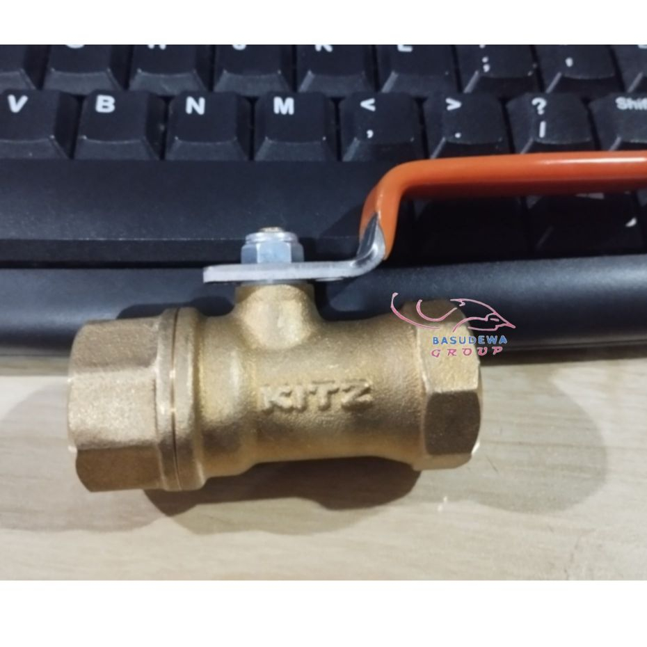 Kitz BALL VALVE 1/2" BRASS / STOP FAUCET 1/2" / BALL VALVE 1/2 INCH ...
