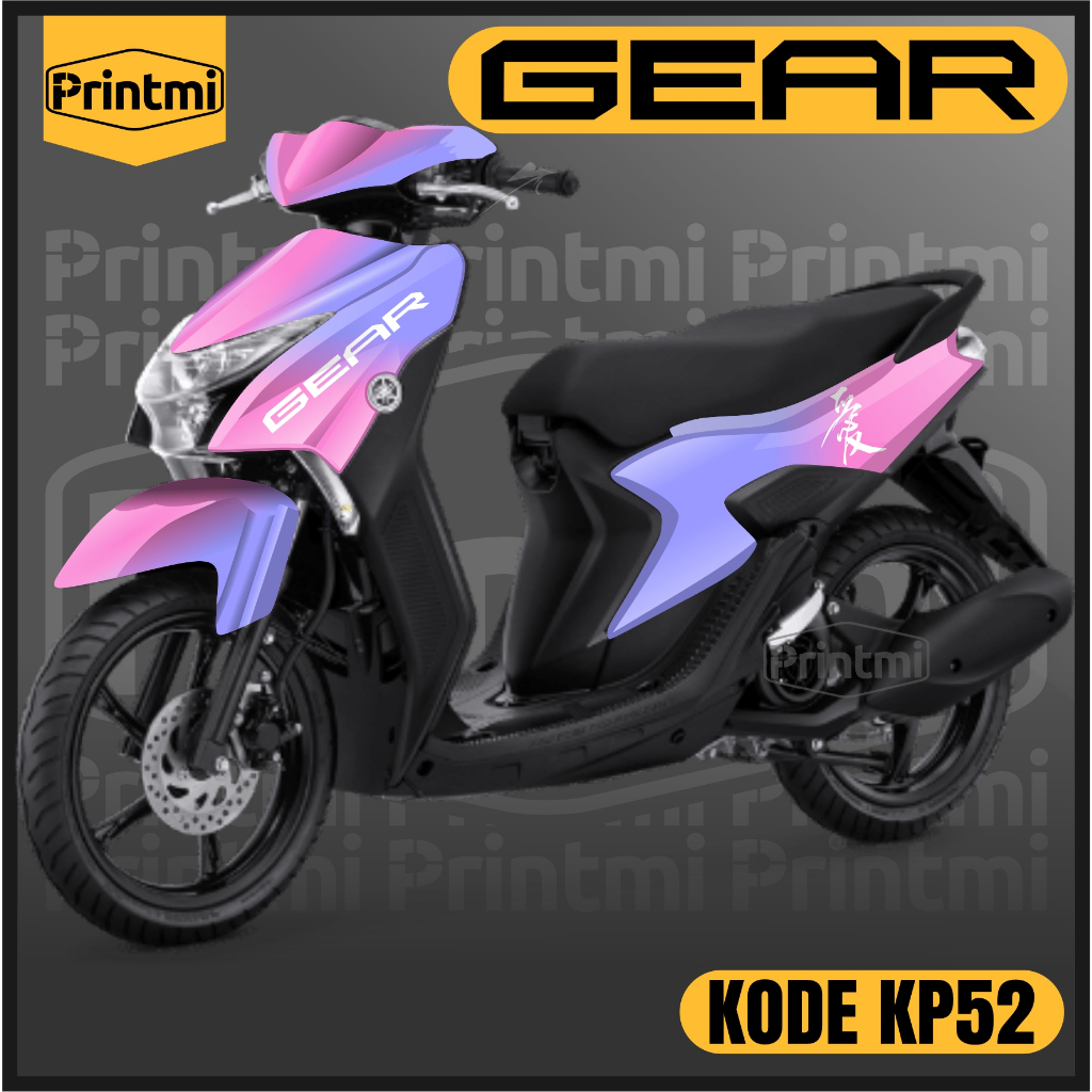 Yamaha Mio Gear Full Body Decal Sticker 2021-2025 125 Cool Simple ...