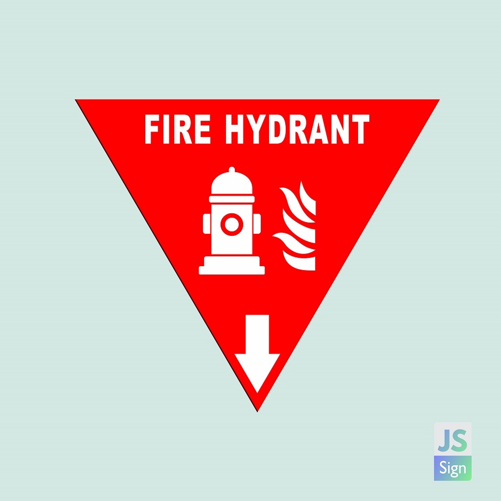 SAFETY SIGN K3 - FIRE HYDRANT 35cm PLATE 2mm | Shopee Malaysia