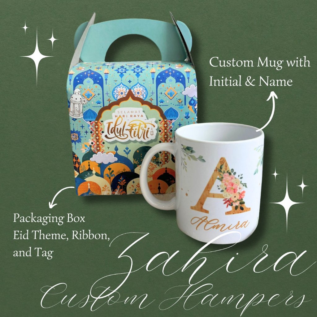 (INSTANT) Ramadan parcel Hampers ZAHIRA MUG CUSTOM Eid al-Fitr ...