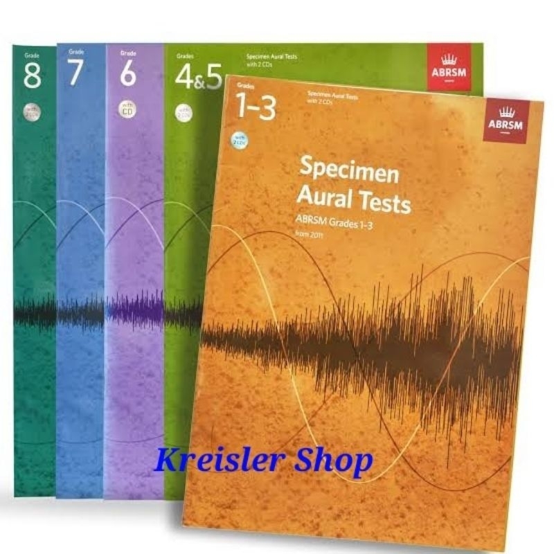 Specimen aural test with CD book ABRSM aural test / hearing test ...
