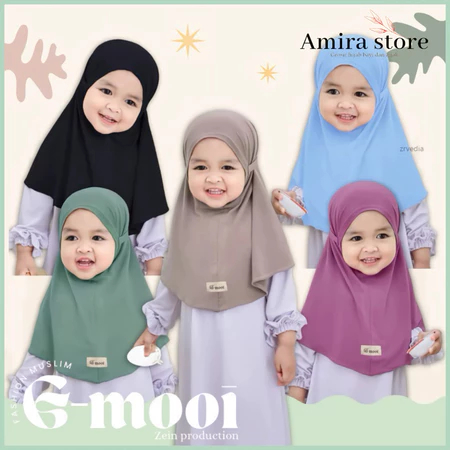 Nafisa baby hijab 2-5 years old / girls bergo hijab baby hijab | Shopee ...